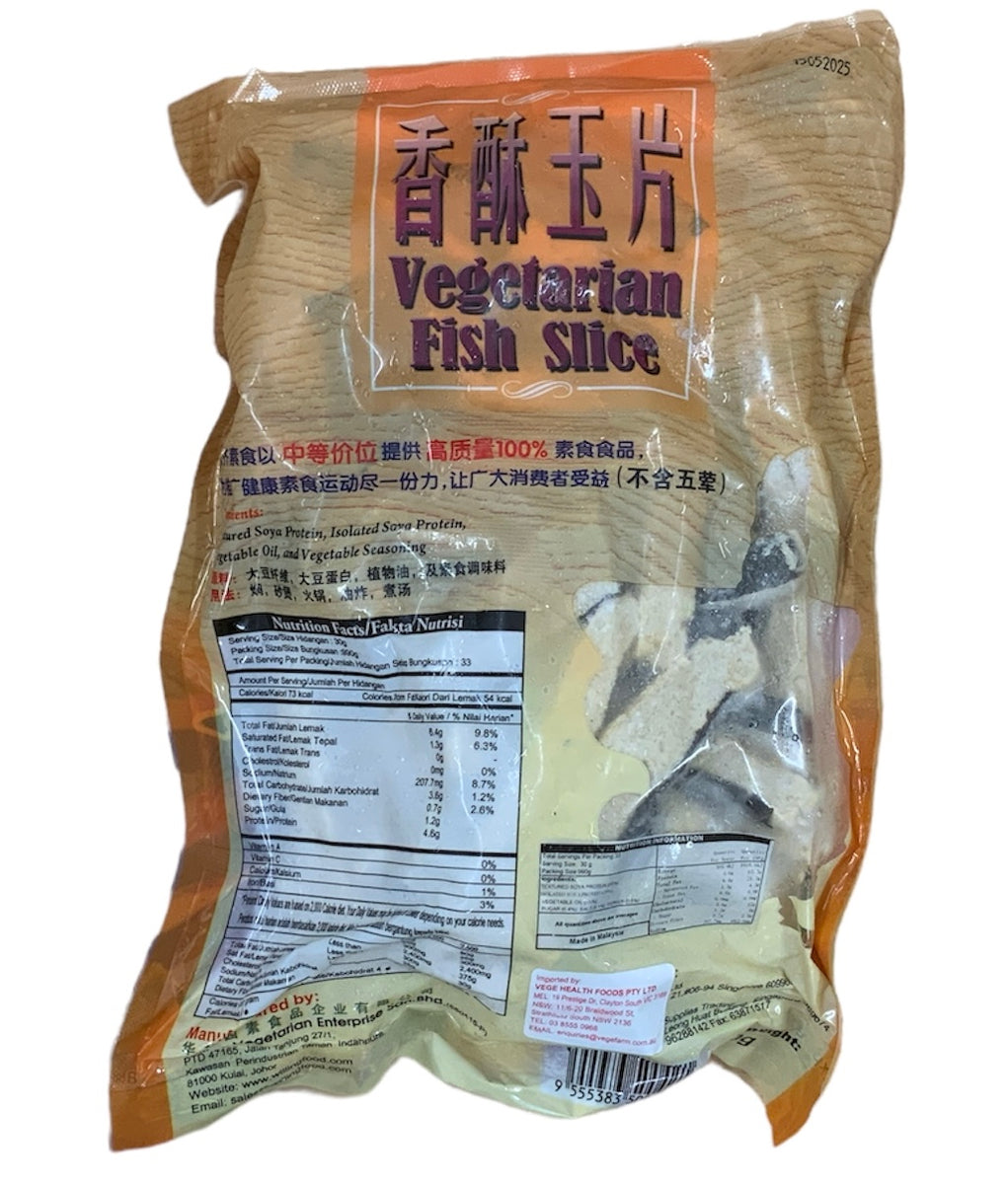 Mr Vege, Vegetarian Fish Slice – Everspring Health Food