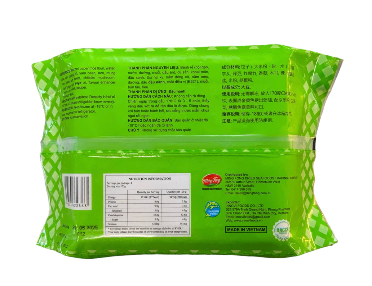 MingFong Vegetarian Rice Net Spring Roll Special 500g – Everspring ...