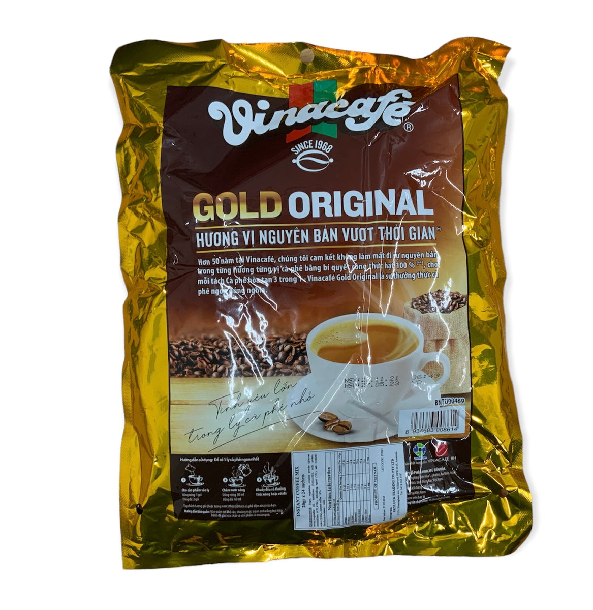 Vinacafe Instant Coffee Mix (20g X 24 Sachets) 480g – Everspring Health ...