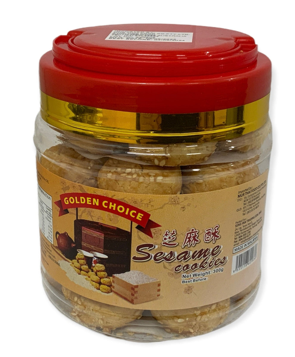 Golden Choice Sesame Cookies 300G – Everspring Health Food