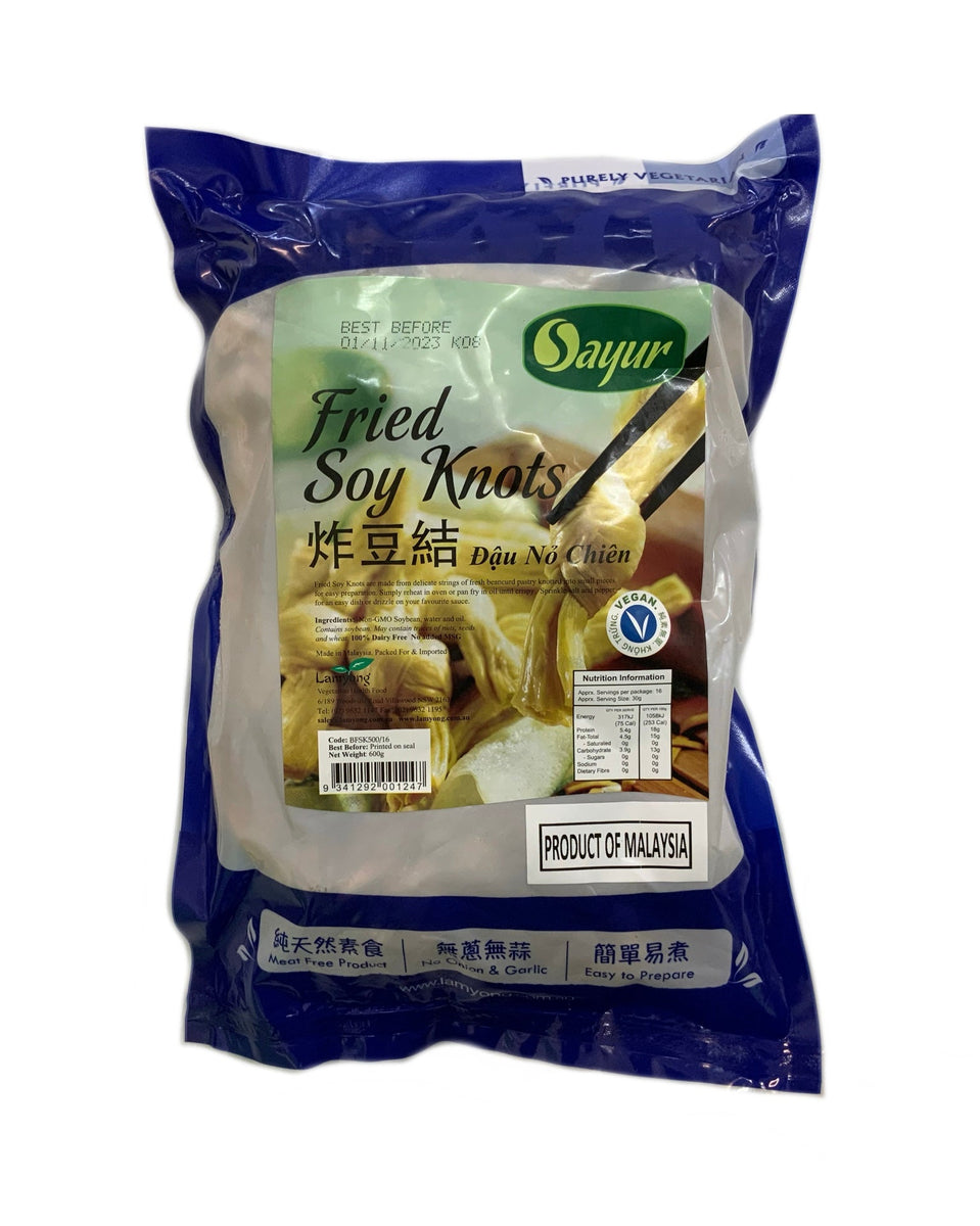 Sayur Fried Soy Knots 600g – Everspring Health Food