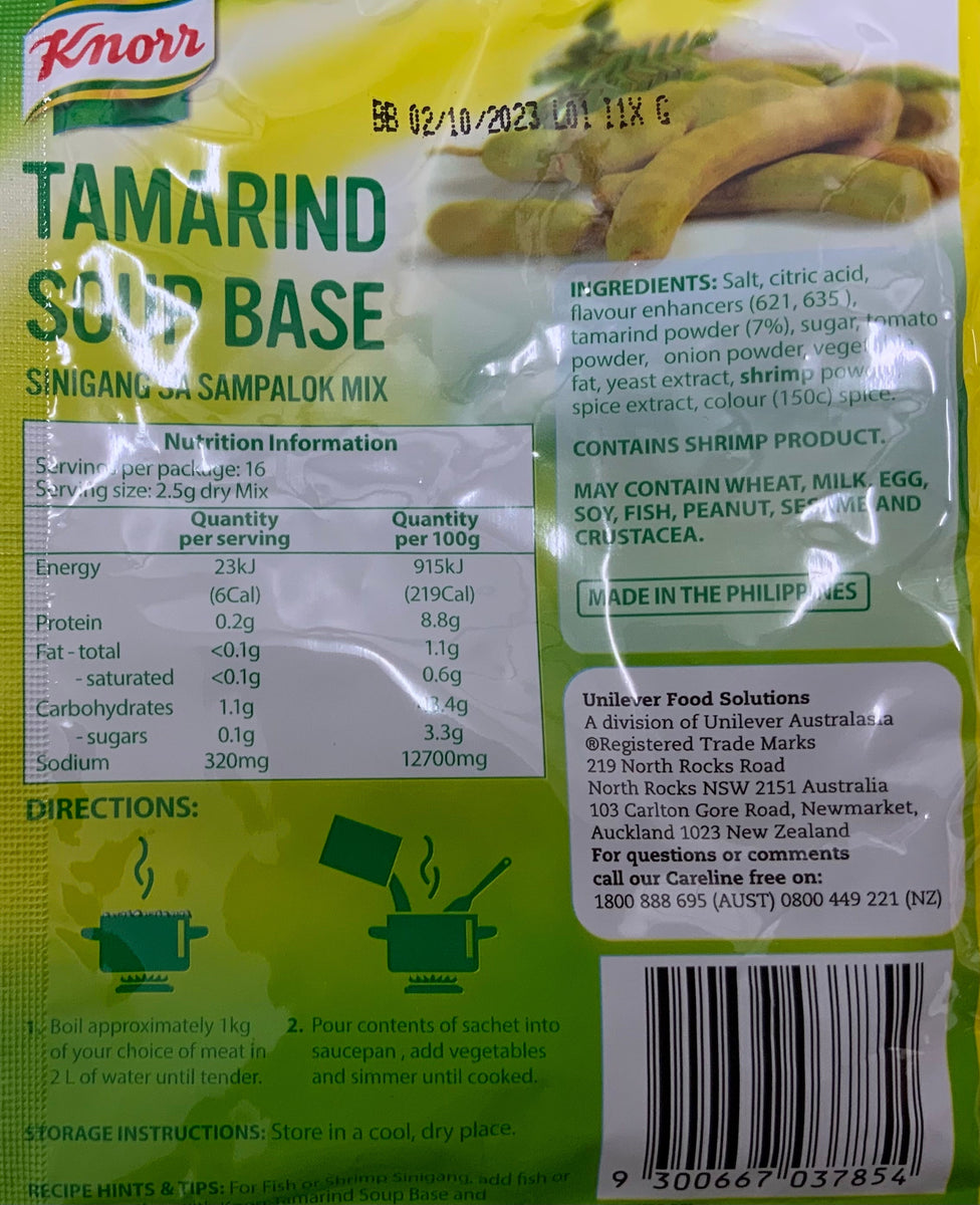 Knorr Tamarind Soup Base 40G – Everspring Health Food