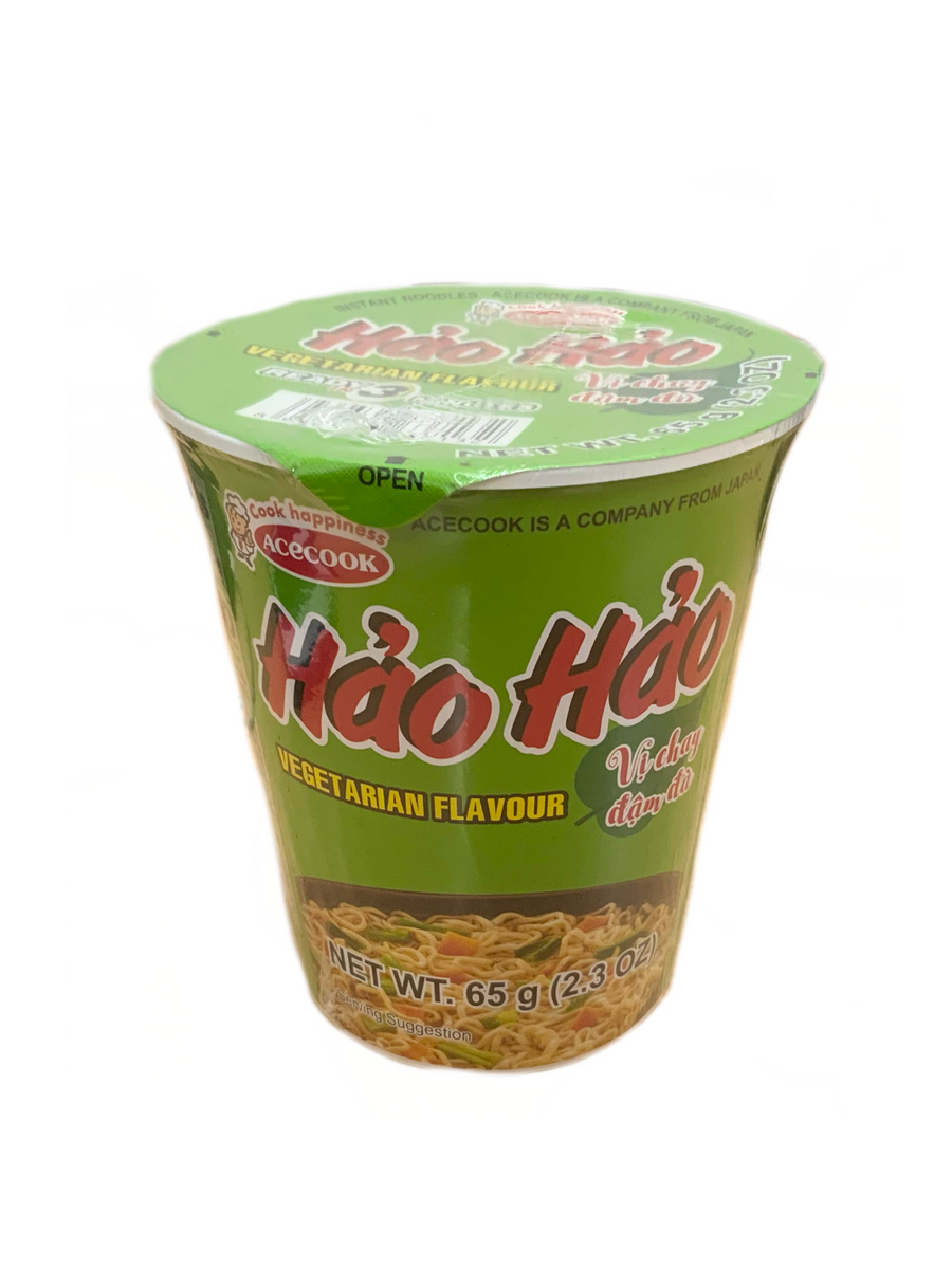 Acecook Hao Hao Noodle Vegetarian Flavour Cup 65g – Everspring Health Food