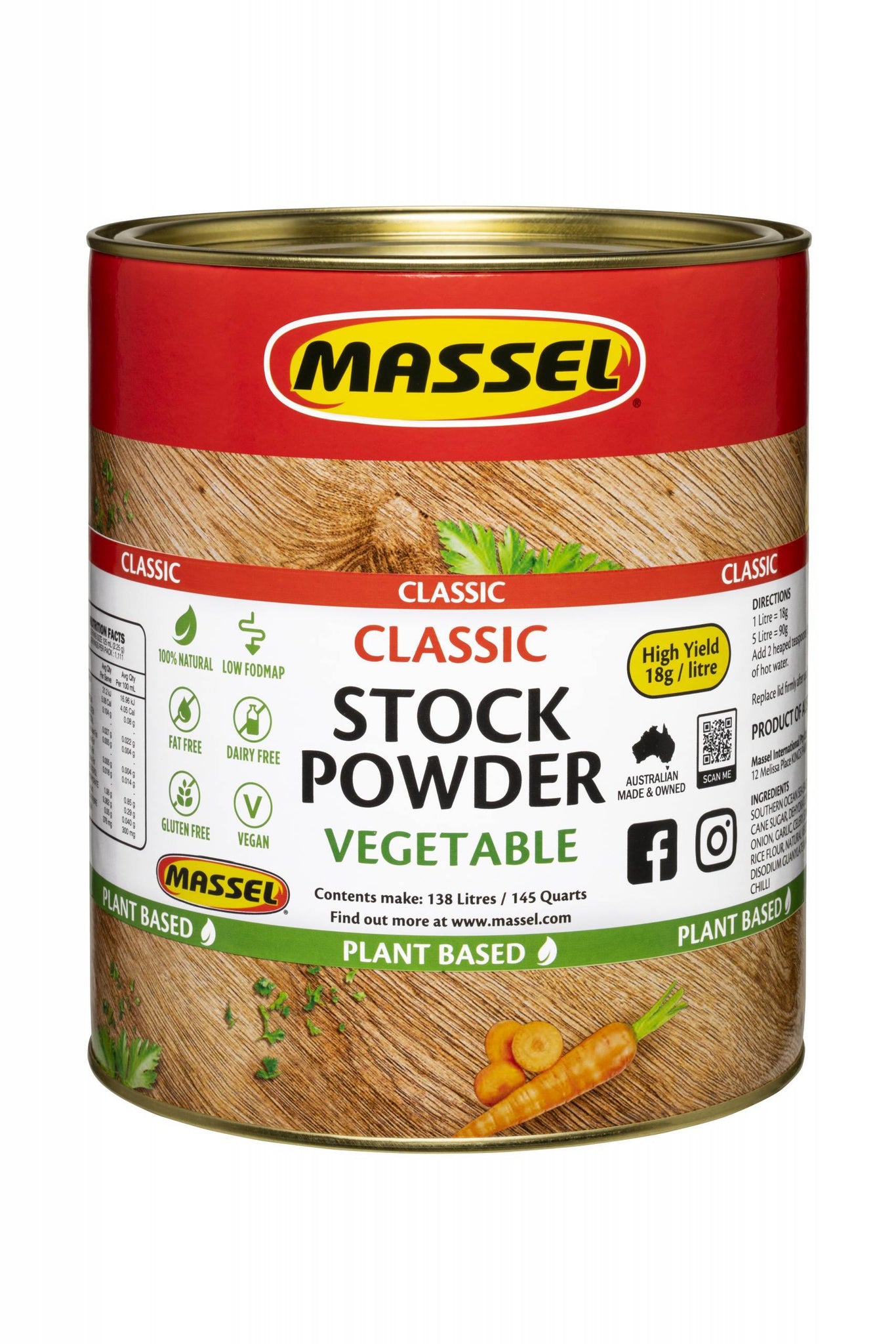 Massel Classic Stock Powder Vegetable/Beef/Chicken 2.5KG – Everspring ...