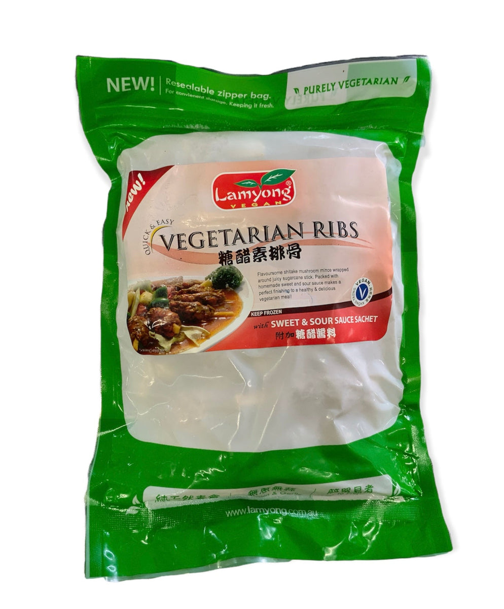 Lamyong Vegetarian Ribs with Sweet & Sour Sauce Sachet 600G ...